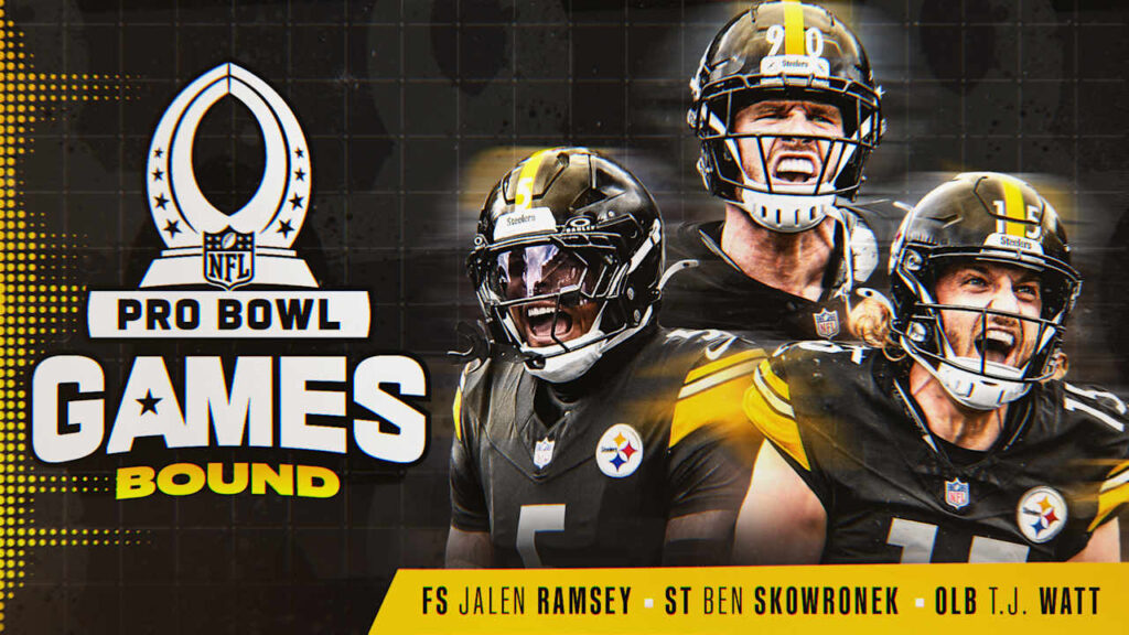 Steelers Lead with Trio of Players Earning Pro Bowl Honors