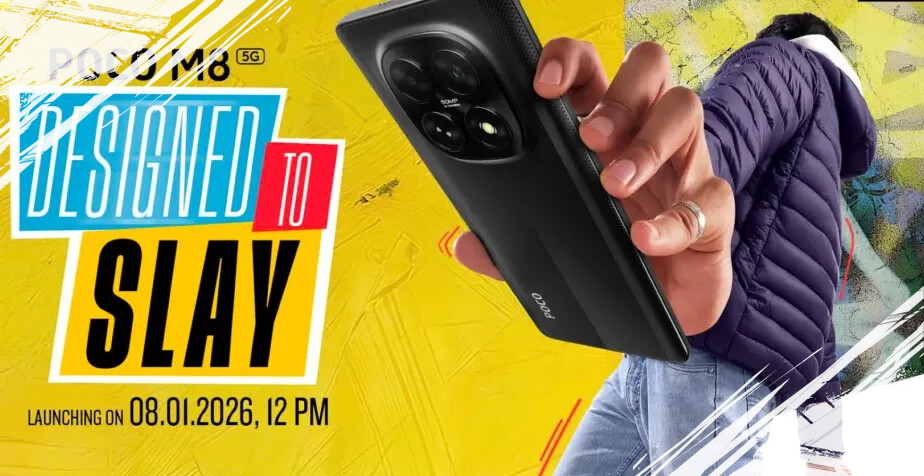 Poco M8 5G Launches Soon with Sleek, Slim Design and Ergonomic Features