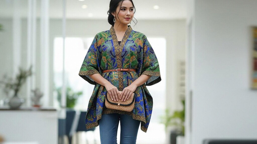9 Model Atasan Batik Wanita Elegan untuk Acara Formal & Informal, Gaya ...
