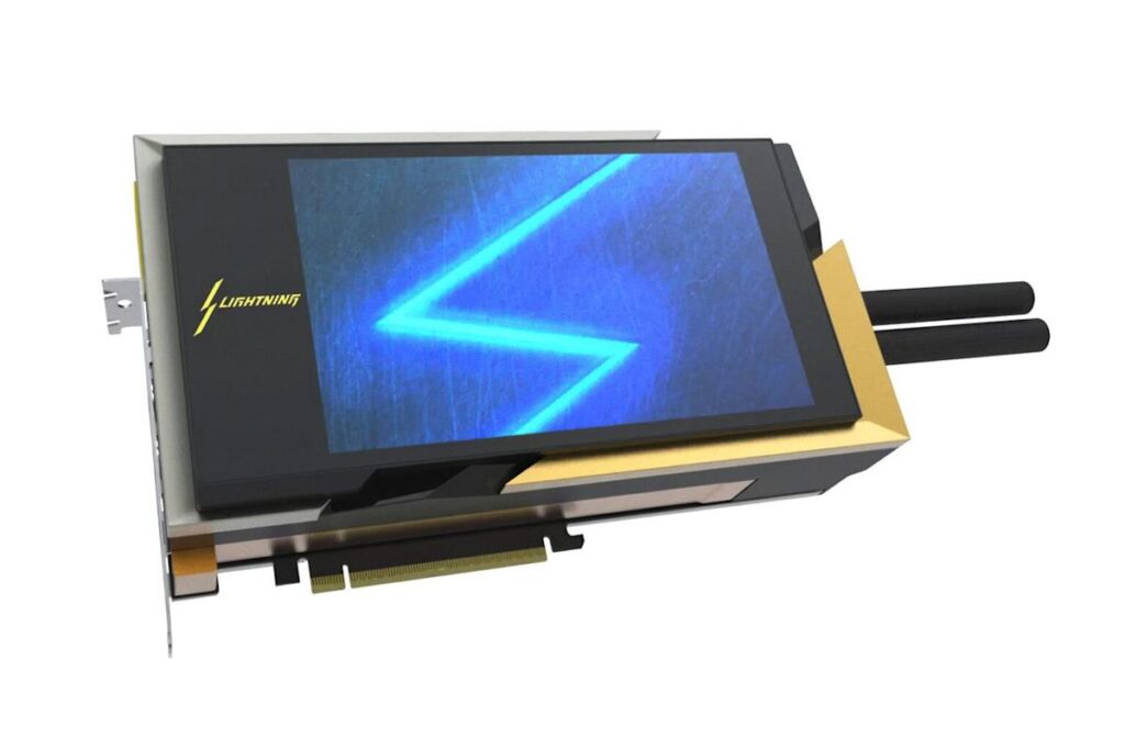 MSI Rilis GPU RTX 5090 Lightning 1600W, Liquid Cooling Baru & LCD ...