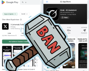 Senator Desak Penghapusan X dan Grok dari Apple Store & Google Play Store