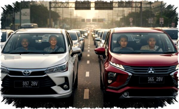 Adu Irit Toyota Veloz Hybrid vs Mitsubishi Xpander HEV di Kemacetan ...