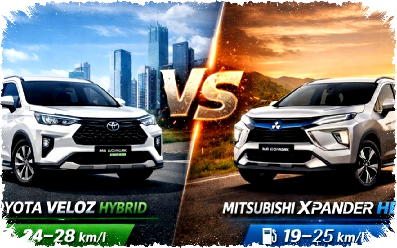Head to Head Konsumsi BBM Toyota Veloz Hybrid vs Mitsubishi Xpander HEV ...